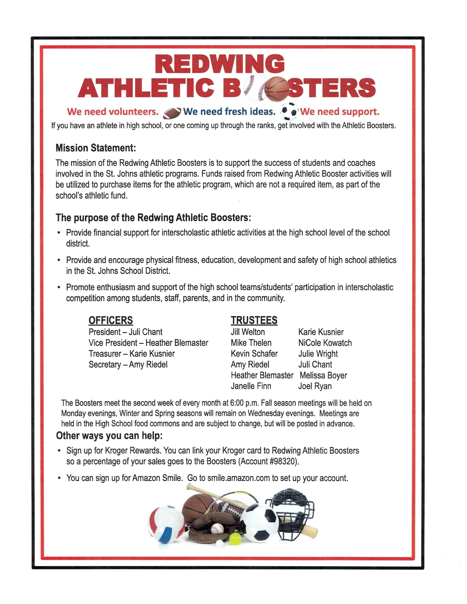 Athletic Boosters - HIGH SCHOOL Athletics - Athletics - St. Johns ...